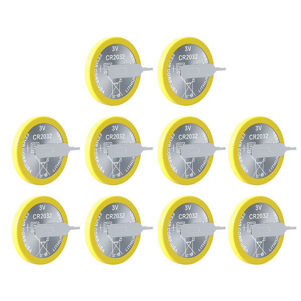 3V Coin Battery with Tabs - All Things Lithium